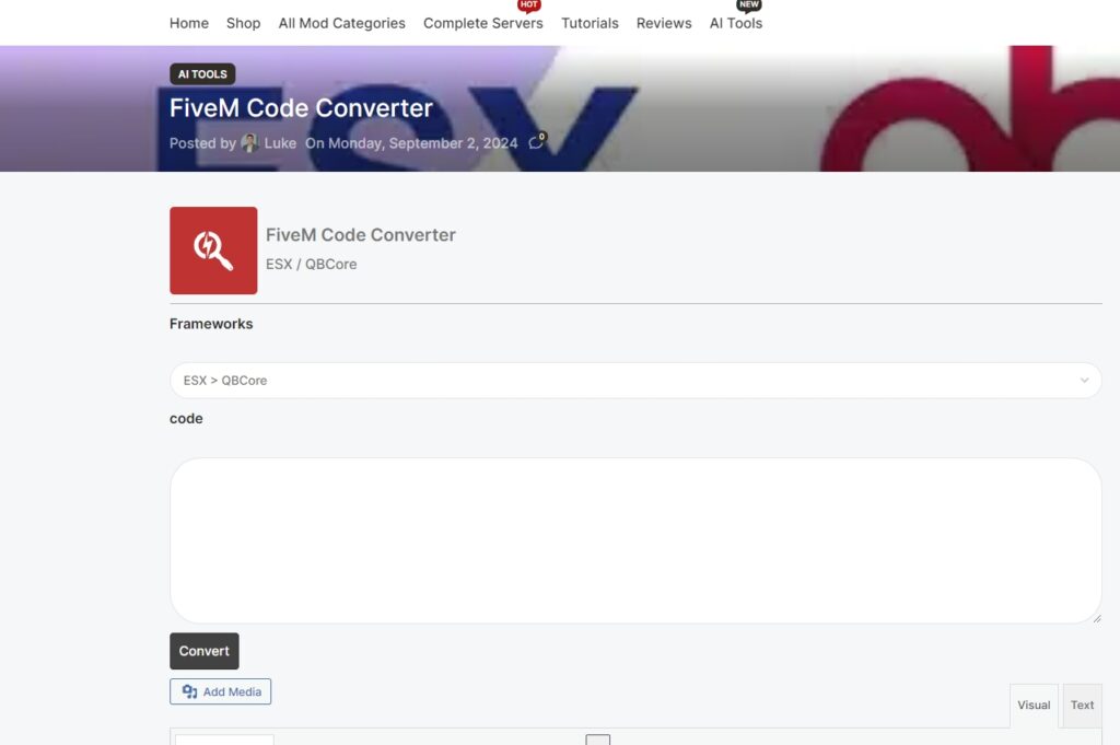 Convert ESX to QBCore Code 🚀 | Your Easy Guide! Convert ESX to QBCore Code 🚀 | Your Easy Guide!